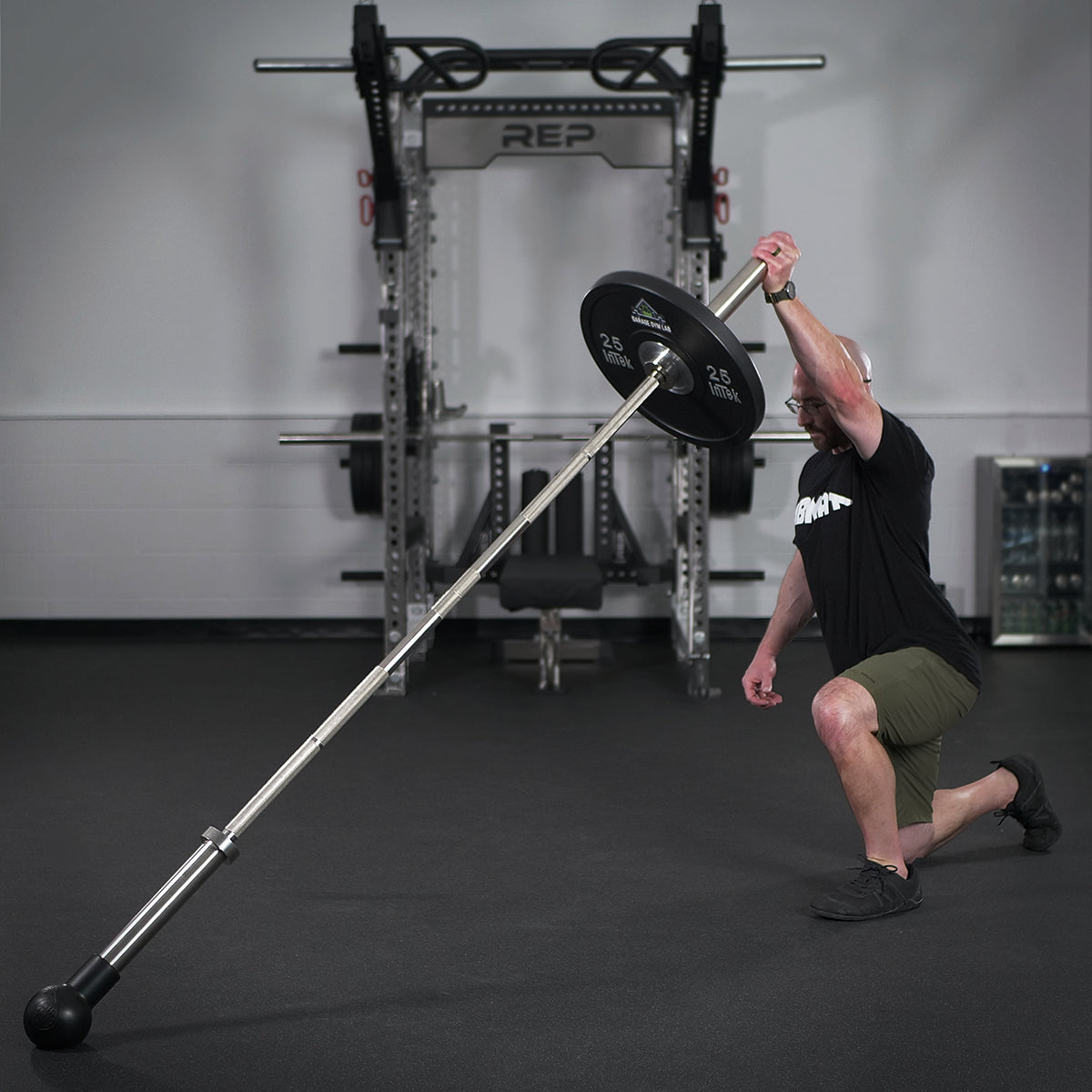 The Barbell Bomb - Landmine Base – AbMat Custom Product Innovations