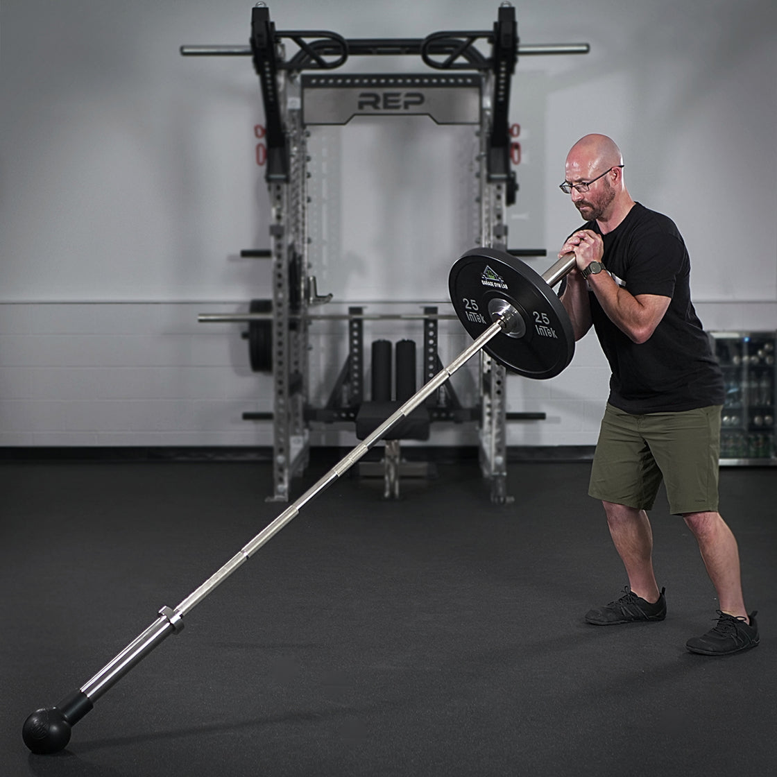 The Barbell Bomb - Landmine Base – AbMat Custom Product Innovations