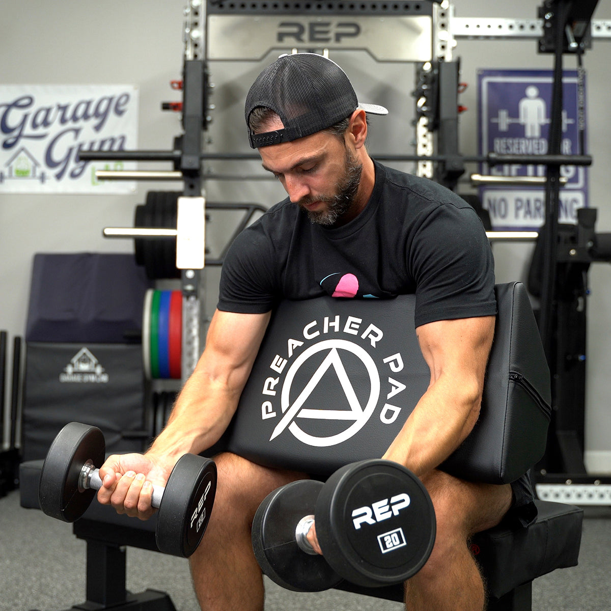 The Preacher Pad - Preacher Curl Bench – AbMat Custom Product Innovations